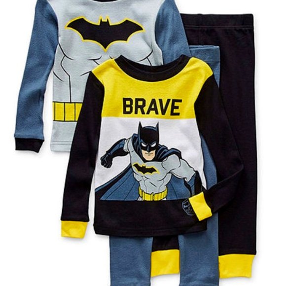 DC Comics | Pajamas | Nwt 2t Brave Batman Suit Bundle Superhero Costume ...